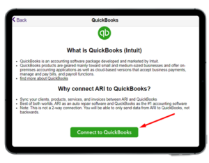 QuickBooks integration for ARI (Auto Repair Software)
