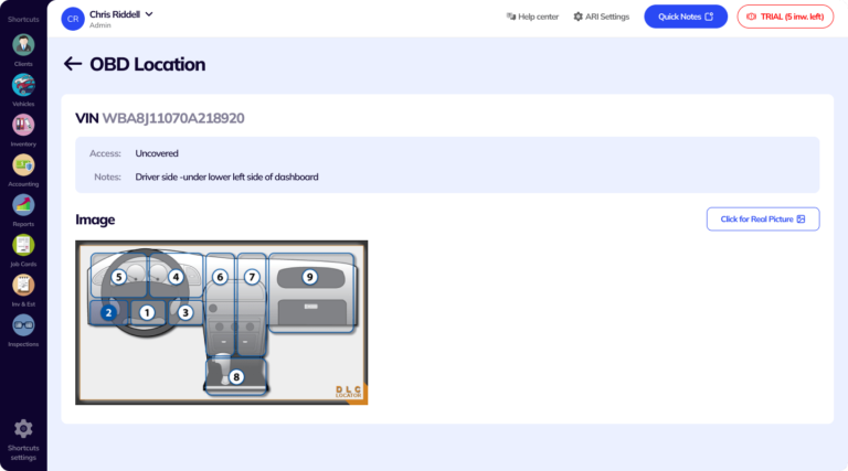 CarMD integration for ARI (Auto Repair Software)